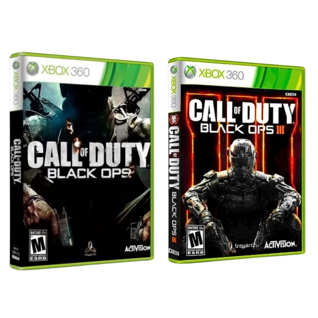 Call Of Duty Black Ops 1 e 3 – Xbox 360 – Paulista Games