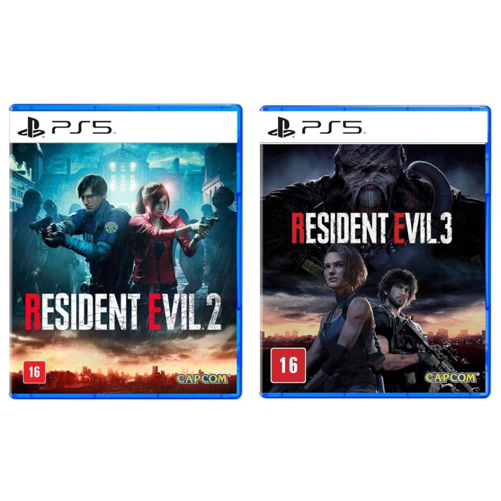 Resident Evil 2+3 Remake PS5 – Mídia Digital – Paulista Games